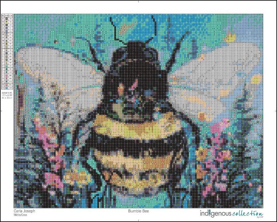 Bumble Bee - Diamond Art Kit | Stunning Creativity – Indigenous Nations ...